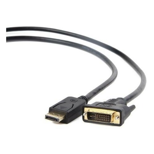 Fillum кабель Filum Кабель Display port-DVI-D 1.8 м, медь, черный, разъемы: Display port male- DVI-D double link male, пакет. FL-C-DPM-DVID2M-1.8M