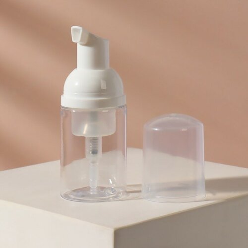 ONLITOP Бутылочка для хранения, с пенообразующим дозатором, 35 мл, цвет прозрачный/белый
