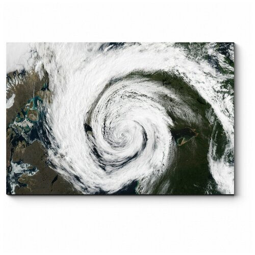 Модульная картина Космический циклон 60x40