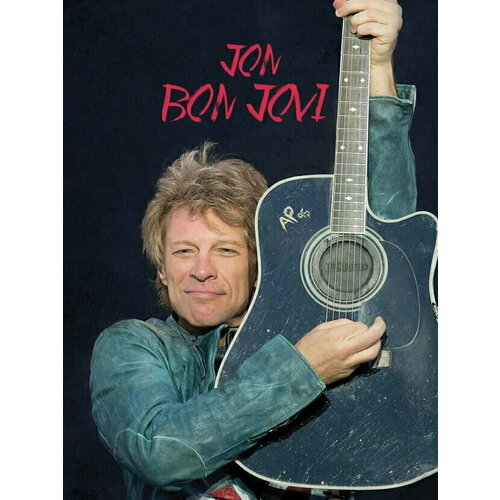 Плакат, постер на холсте Bon Jovi/Бон Джови/музыкальные/поп исполнитель/артист/поп-звезда/группа. Размер 30 х 42 см