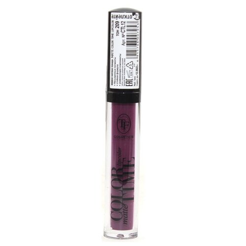 TF Cosmetics жидкая помада для губ Matte Color Time Lipcolor матовая, оттенок 209 Currant