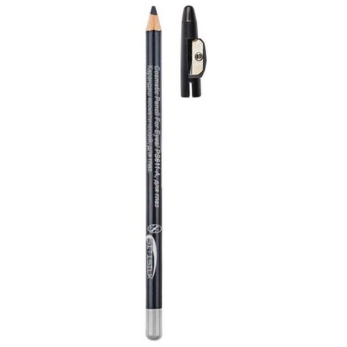 Sitisilk Карандаш косметический для глаз с точилкой Cosmetic Pencil For Eyes, PS 611-A, тон 06 тёмно-серый, дерево