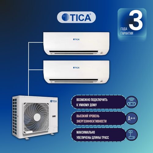 Мини-VRF система TICA 2 х TMVW056ACB / TIMS112CSREC на 2 комнаты