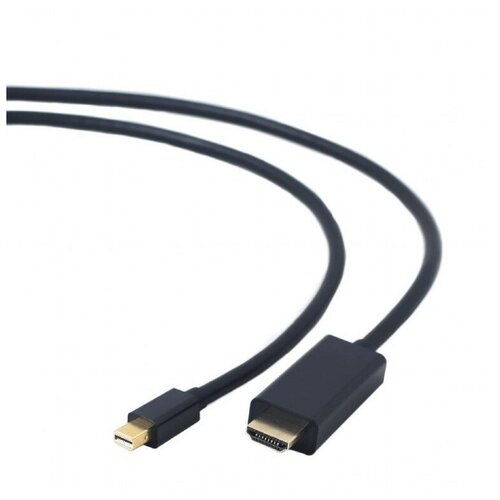 Bion Кабель DisplayPort mini-HDMI, 20M/19M, экран, 1,8м, черный [BXP-CC-mDP-HDMI-018]