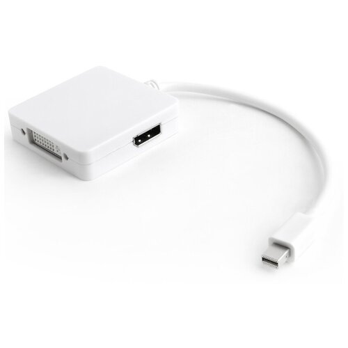 Greenconnect Адаптер-переходник Apple mini DisplayPort 20M > DisplayPort 20F/HDMI 19F/DVI 25+4F, GCR-MDP2DHD Greenconnect Apple mini DisplayPort 20M > DisplayPort 20F/HDMI 19F/DVI 25+4F (GCR-MDP2DHD)