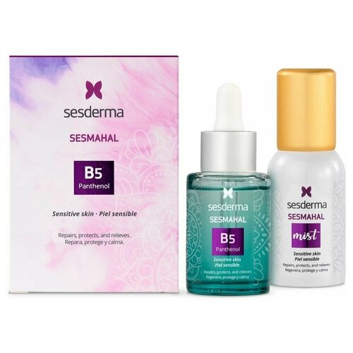 Набор Sesderma Набор Sesmahal B5 Panthenol для чувствительной кожи, Набор: сыворотка, 30 мл + спрей-мист, 30 мл