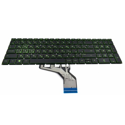 Клавиатура для HP Pavilion Gaming 15-dk1021ur ноутбука с подсветкой