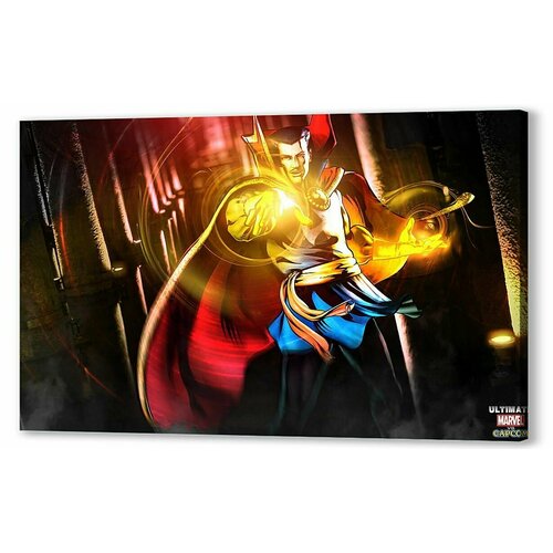Плакат, постер на холсте Marvel Vs. Capcom 3. Размер 42 х 60 см