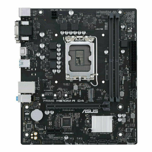 Материнская плата ASUS PRIME H610M-R D4-SI s1700 2xDDR4 mATX Т, 1774533