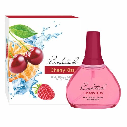 Apple Parfums/Туалетная вода женская Вода Cocktail Cherry Kiss, 55 мл/Парфюм женский, парфюм, женский, духи, туалетная вода, парфюмерия, для женщин, подарок