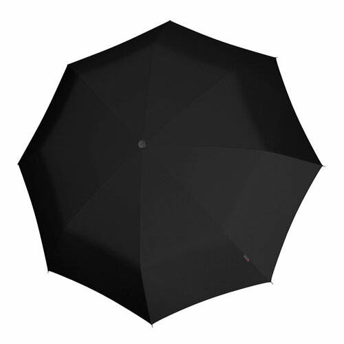 Зонт Knirps, механика, 3 сложения, купол 99 см, 8 спиц, система «антиветер», чехол в комплекте, для мужчин, черный