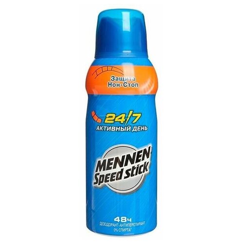 Дезодорант спрей MENNEN SPEED STICK Активный день 24/7, 150мл
