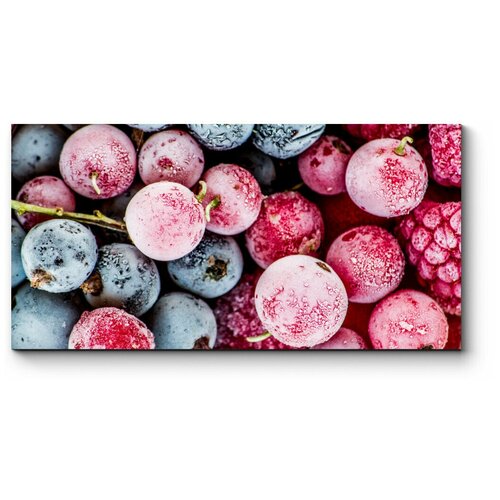 Модульная картина Ледяные ягоды 120x60