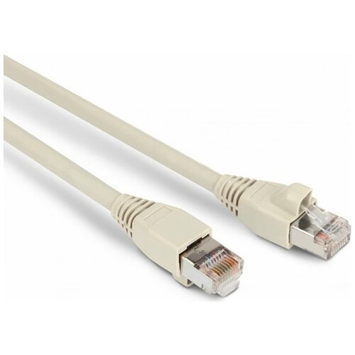 Кабель витая пара патч-корд Hyperline PC-LPM-STP-RJ45-RJ45-C6a-3M-LSZH-GY 3.0m