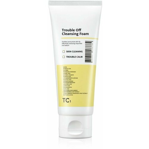 TC1 Пенка для умывания Trouble Off Cleansing Foam, 100 гр