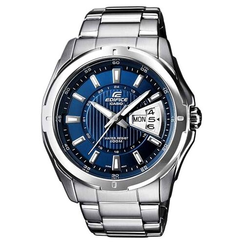 Наручные часы CASIO Edifice EF-129D-2A, синий, серебряный