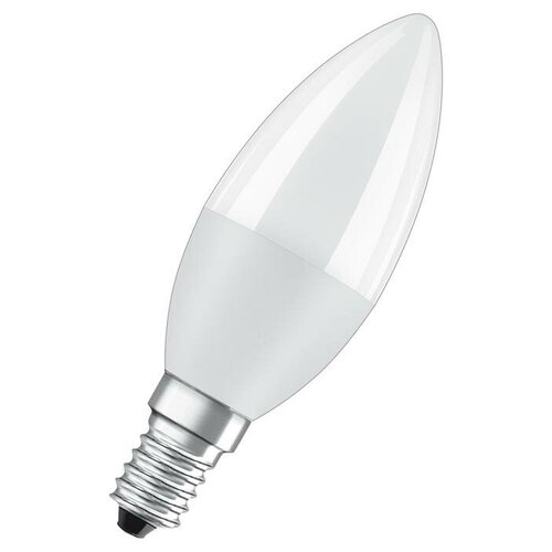 Лампа светодиодная LED 7 Вт E14 6500К 560Лм свеча 220 В (замена 60Вт) | код 4058075579033 | LEDVANCE (3шт. в упак.)