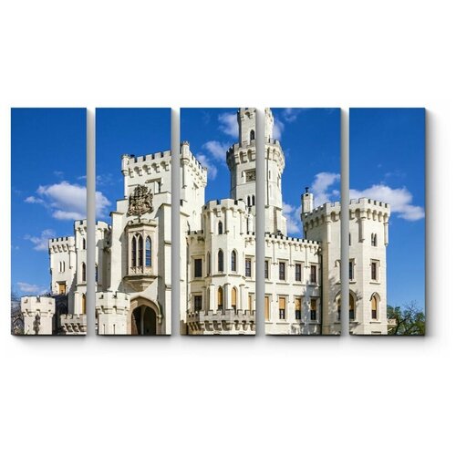Модульная картина Замок Глубока-над-Влтавой в Чехии110x66
