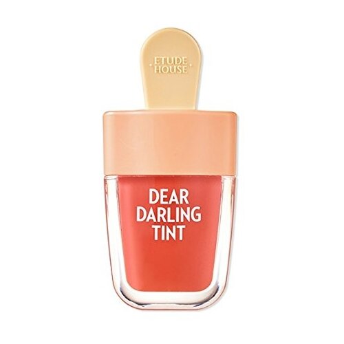 Etude Тинт для губ гелевый Dear Darling Water Gel Tint Ice cream, OR205 apricot red