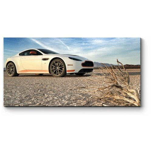 Модульная картина Aston-Martin в пустыни60x30
