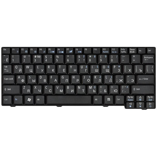 Клавиатура для ноутбука Gateway LT1000 черная