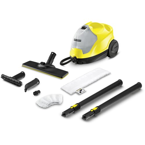 Пароочиститель KARCHER SC 5 EasyFix + щетка с латунным ворсом 1.512-530-М, желтый/черный