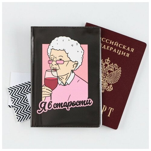 Обложка для паспорта , мультиколор