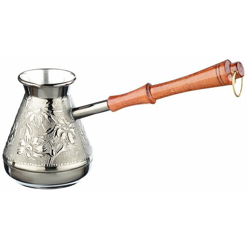 Медная турка (воронка) для заваривания кофе «Ромашка», 540 мл / Джезва
