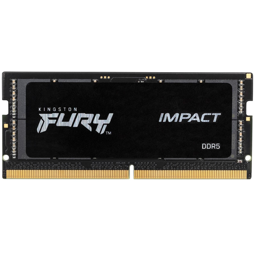 Kingston Оперативная память Kingston DDR5 8GB 4800MT/s CL38 SODIMM FURY Impact PnP