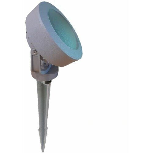 Ландшафтный светильник Fumagalli Tommy Spike 2M1.001.000. LXG1L, Серый и Прозрачный, с лампой 350Lm, 4000К
