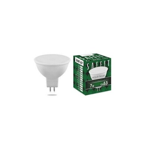 Светодиодная LED лампа Saffit MR16 GU5.3 220V 7W(560Lm) 2700K 2K матовая 50x48 SBMR1607 55027 (упаковка 12 штук)