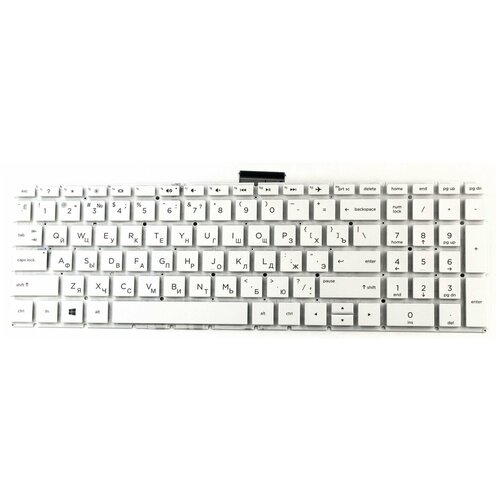 Клавиатура для ноутбука HP 15-bs 15-br 15-bw Белая p/n: 925008-001, PK132043A00