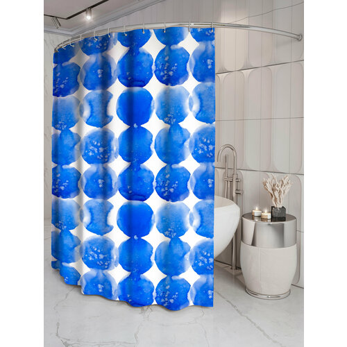 Штора для ванной "Гурандо",170x200 см с кольцами