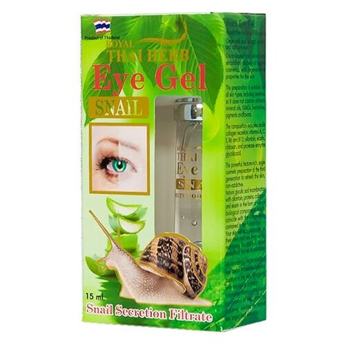 Royal Thai Herb Гель для век Snail Eye Gel, 15 мл, 15 г