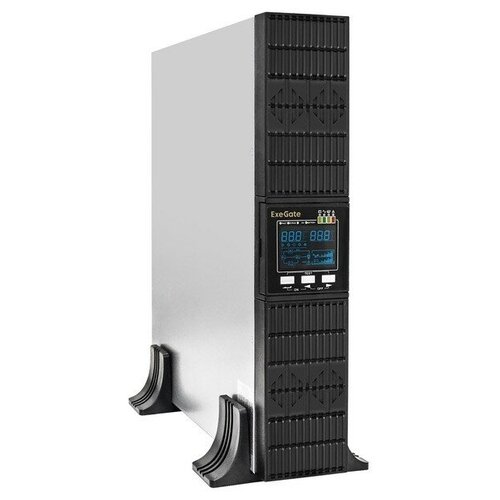 EXEGATE ИБП EX293049RUS ИБП On-line PowerExpert ULS-2000. LCD. AVR.1SH.2C13. USB. RS232. SNMP.2U <2000VA 2000W, On-Line, PF 1, LCD, 1 Schuko+2 C13,