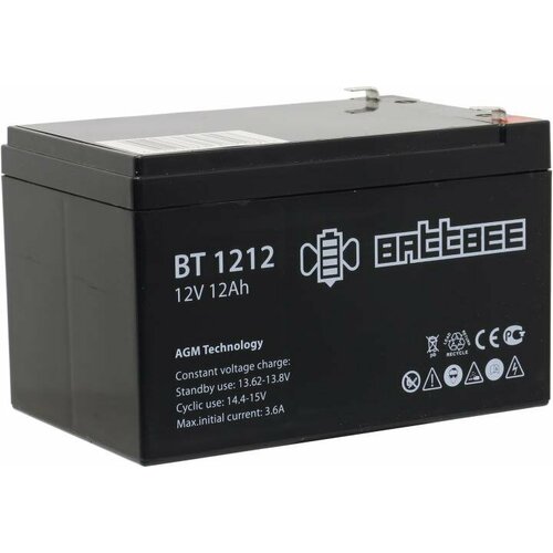 Аккумулятор для охранно-пожарных систем Battbee BT 1212