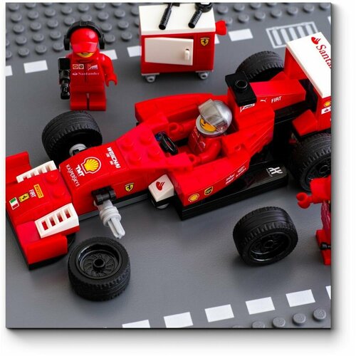 Модульная картина Lego команда Ferrari F14 T гоночный автомобиль50x50