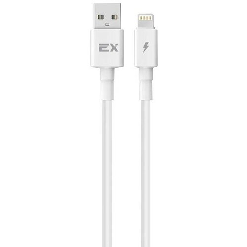 Кабель Exployd EX-K-1151, Lightning - USB, 2 А, 1 м, белый