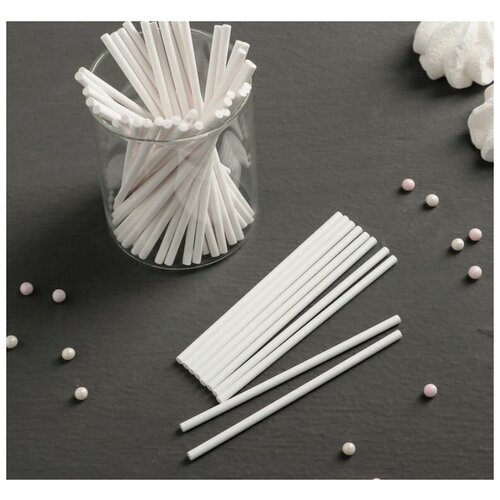 Палочки для леденцов, 10 см, 50 шт.