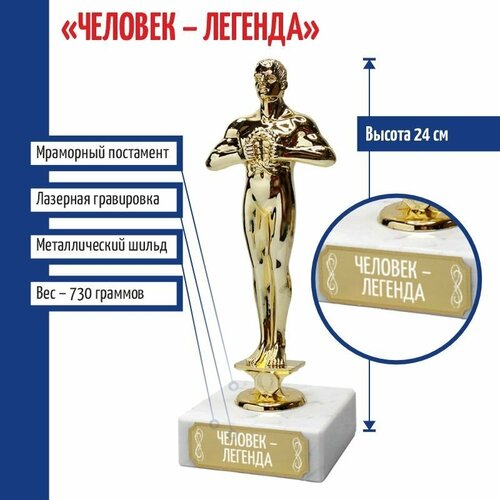 Подарки Статуэтка Фигура "Человек - легенда" (24 см)