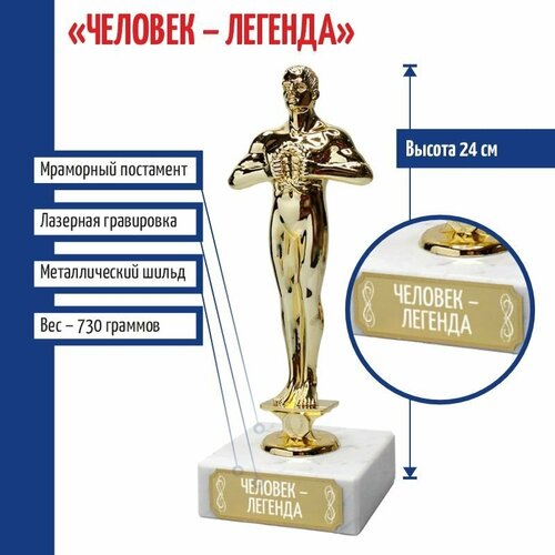 Подарки Статуэтка Фигура "Человек - легенда" (24 см)
