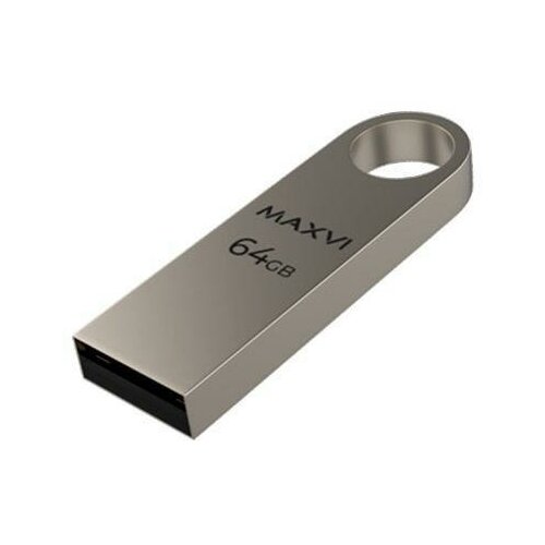 USB флеш-накопитель Maxvi 64GB (FD64GBUSB20C10MK) Серебристый