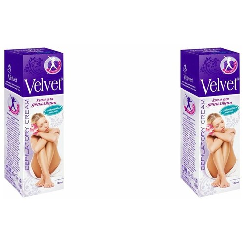 Velvet Крем для депиляции с лавандовым маслом 100 мл, 2 шт.