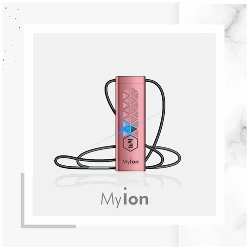 Портативный персональный очиститель воздуха MYION, Zepter, розовый