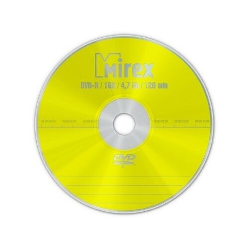 Диск Dvd-r Mirex 4.7 Gb, 16x, Shrink (50), (50/500) Ul130003a1t