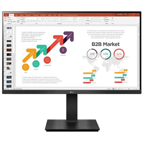 27" Монитор LG 27BP450Y, 1920x1080, 75 Гц, IPS, черный