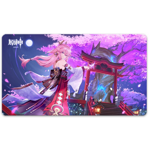 Коврик для мыши 40*70 см Genshin Impact Desk Mat When the Sakura Bloom (Yae Miko） 6974696617788