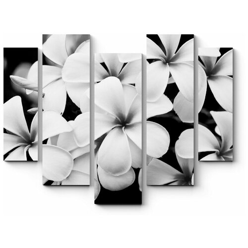 Модульная картина Лаконичные цветы 121x98