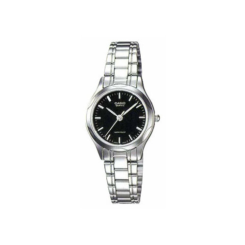 Наручные часы CASIO Collection LTP-1275D-1A, черный, серебряный