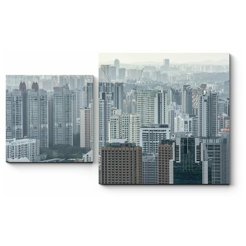 Модульная картина Загадочный Сингапур100x60